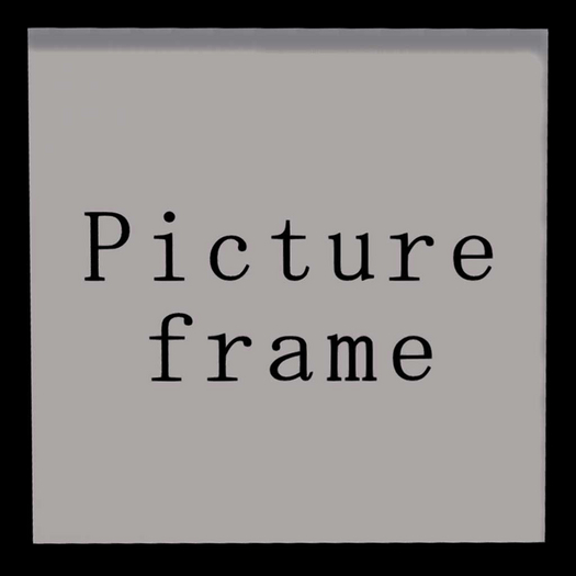 Second Life Marketplace - Picture frame