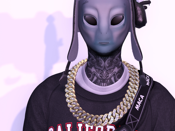 Second Life Marketplace - Diamond Gold Chain PBR