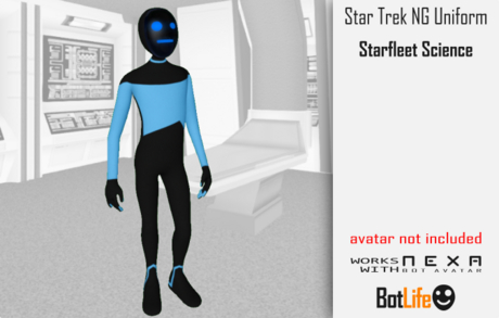 Second Life Marketplace - Star Trek NG Uniform - Science Officer for ...