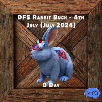 Second Life Marketplace - DFS Rabbit Buck - 4th July (July 2024)