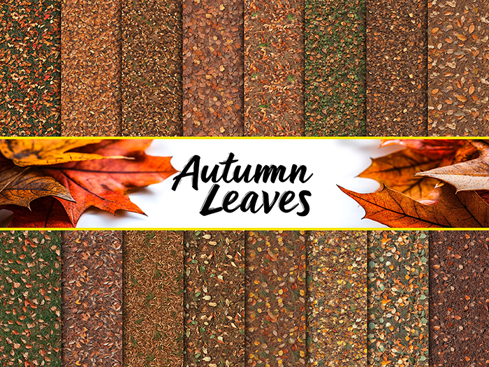 Second Life Marketplace - EA Design ♦ Ground Textures - Autumn Leaves ...