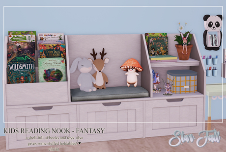 Second Life Marketplace - {Starfall} - Kids Reading Nook - Fantasy