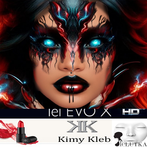 Second Life Marketplace - Sci Fi Devil Boudoir Noir Bom Makeup with ...