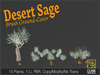 Second Life Marketplace - PBR Desert Sage Sagebrush Bushes, desert ...