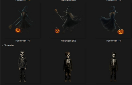 Second Life Marketplace - Halloween Alpha Cut textures x 28, full perm ...