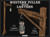 Second Life Marketplace - ONIRIK - Western Pillar with scripted Lantern