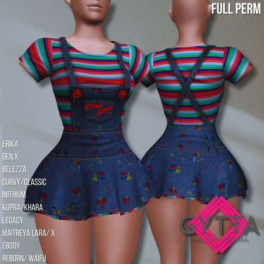 Second Life Marketplace - ::: [GYTTA] ::: FULL PERM 2024 # 63 - Chucky ...