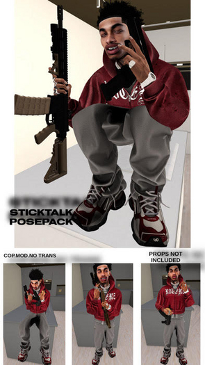 Second Life Marketplace - StickTalk - PosePack