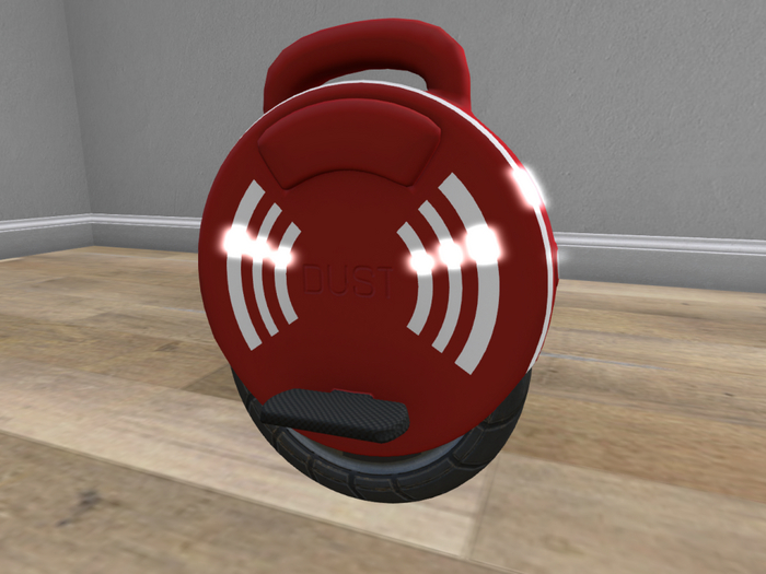 Second Life Marketplace - 7 DUST: Electric unicycle red