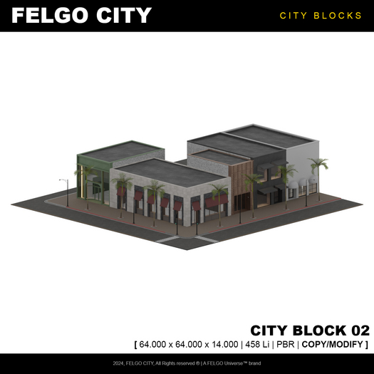 Second Life Marketplace - FELGO City // City block 02