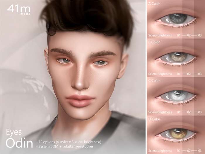 Second Life Marketplace - 41m / Eyes Odin: 12 Colors