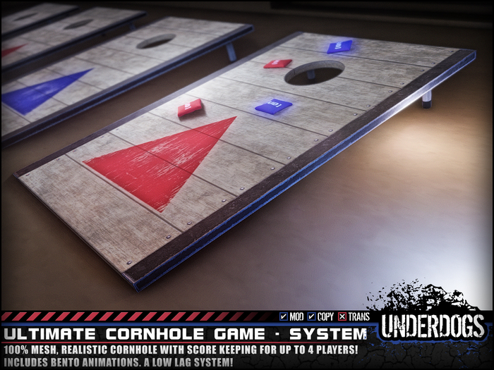 Second Life Marketplace - [UnderDogs] - Ultimate Corn Hole Game - Play ...