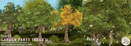 Second Life Marketplace - tarte. garden party tree II - FULL SET