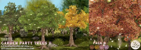 Second Life Marketplace - tarte. garden party tree II - FULL SET