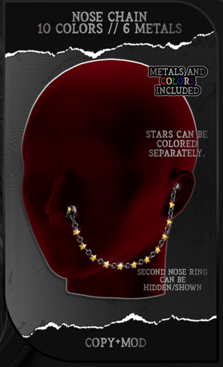 Second Life Marketplace - ! BUFFY'S ! - Umai Nose Chain