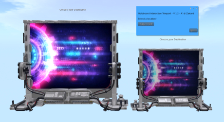 Second Life Marketplace - Holoboard Interactive Teleport Panel Hi-Tech ...