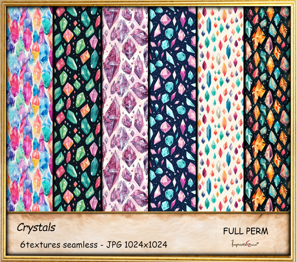Second Life Marketplace - Crystals textures jpg 1024 full perm