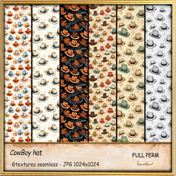 Second Life Marketplace - Cowboy hat textures full perm jpg 1024 full perm