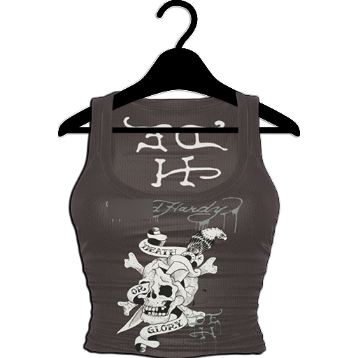 Second Life Marketplace - Melange: Reecey Tank [Med Grey]