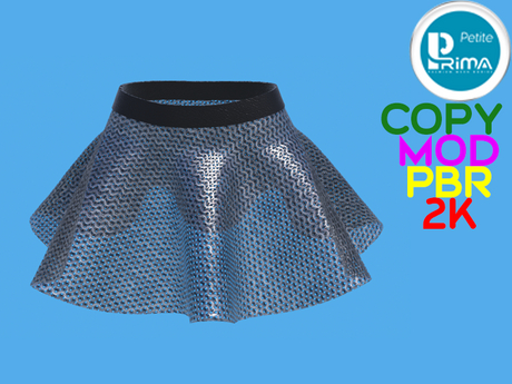 Second Life Marketplace - R_Circle-Skirt-01 Mithril Chainmail-MOD