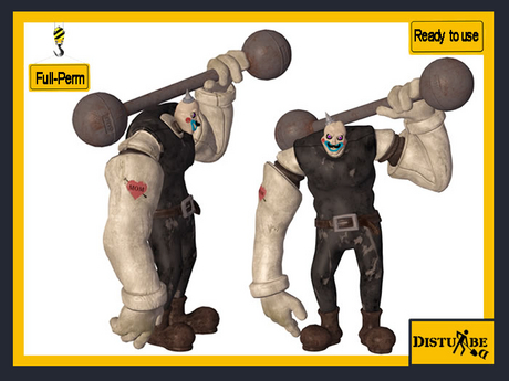 Second Life Marketplace - ::DisturbeD:: Horror Circus Strongman ...
