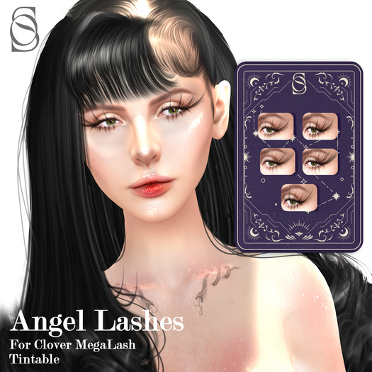 Second Life Marketplace - Ohrion Store- Angel Lashes For Clover ...