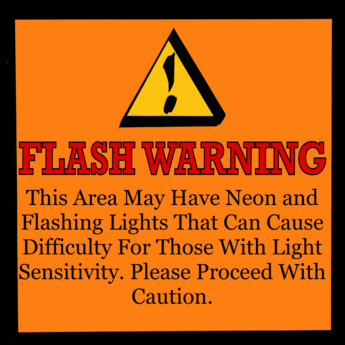 Second Life Marketplace - Flash Warning Sign