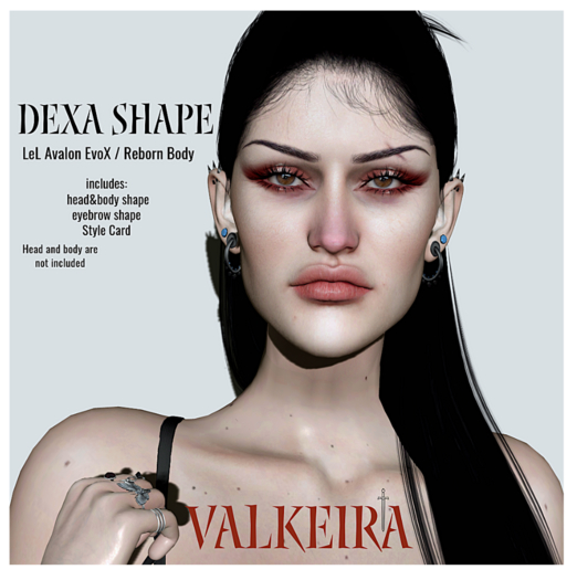 Second Life Marketplace - Dexa shape [ LeL Avalon EvoX / Reborn body ]