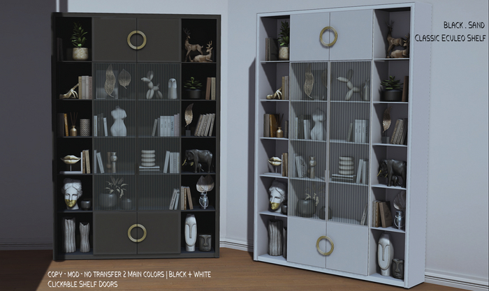 Second Life Marketplace - Black . Sand Classic Eculeo Shelf