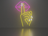 Second Life Marketplace - Hush neon sign Full Permission