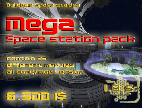 Second Life Marketplace - Mega Space station pack