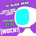 Second Life Marketplace - [WOCK!] Alien TV Head
