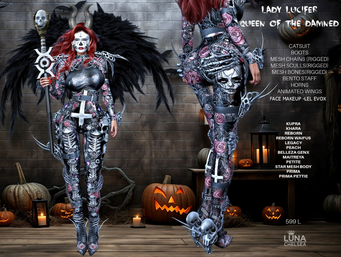 Second Life Marketplace - ️, Lady Lucifer , Queen Of The Damned ...