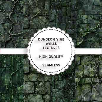 Second Life Marketplace - SATO - Dungeon Vine walls seamless Textures