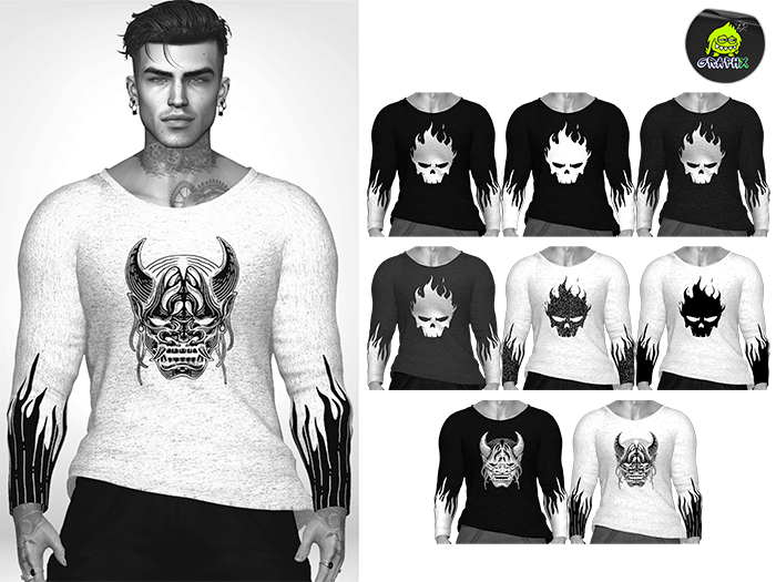 Second Life Marketplace - GRAPHX: Frank Shirt - DEMO