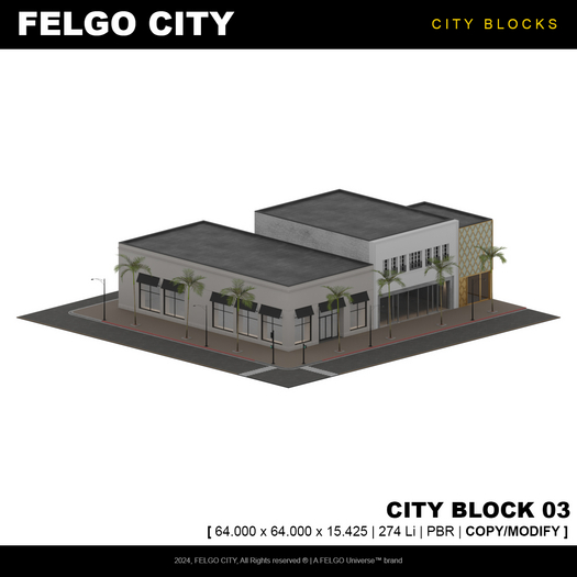Second Life Marketplace - FELGO City // City block 03
