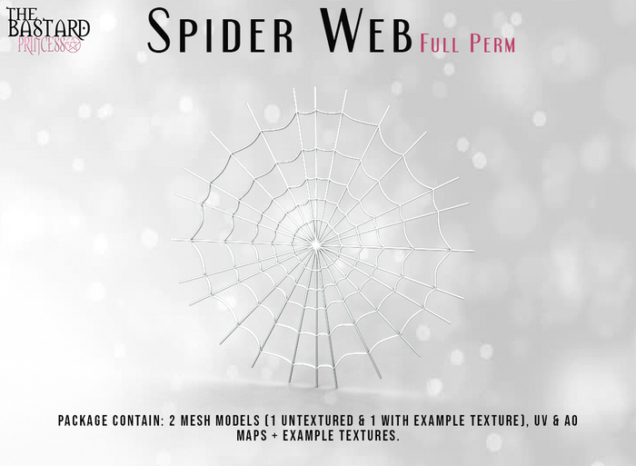 Second Life Marketplace - The Bastard Princess - Spider Web Full Perm