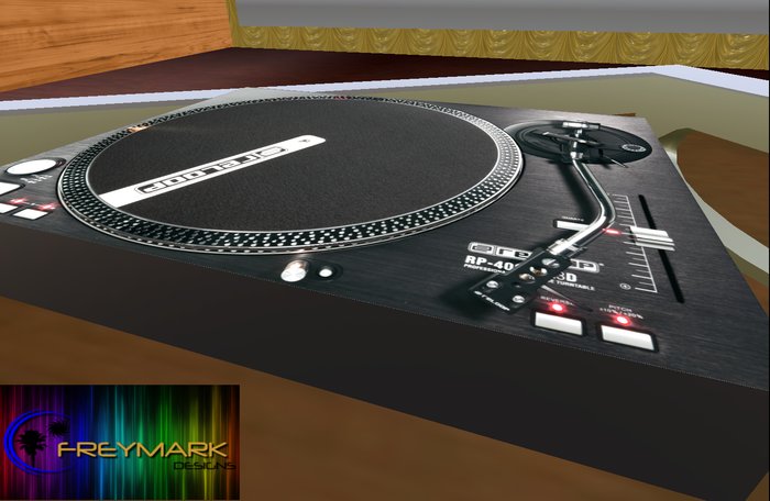 Second Life Marketplace - Reloop RP-4000 M3D Vynl Deck (boxed)