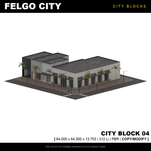 Second Life Marketplace - FELGO City // City block 04