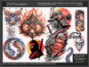 Second Life Marketplace - @PAA - Tattoo Texture Pack 1092