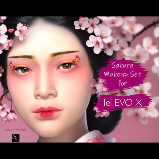 Second Life Marketplace - Sakura Makeup Set - Glitter Art