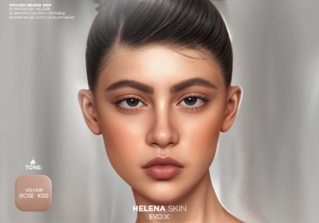 Second Life Marketplace - Opulein / Helena Skin [EVO X] VE Rose Kiss