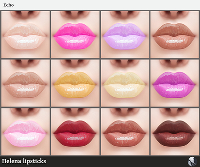 Second Life Marketplace - Echo - Helena lipsticks Applier Genus