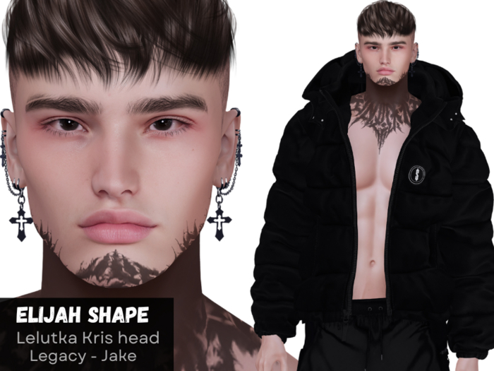 Second Life Marketplace - -[Stanley] Elijah Shape Kris - Lelutka Kris ...