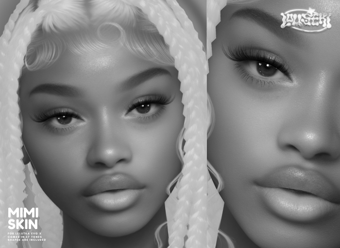 Second Life Marketplace - LOUSEKI x LeL EvoX - Mimi Skin (DEMO)