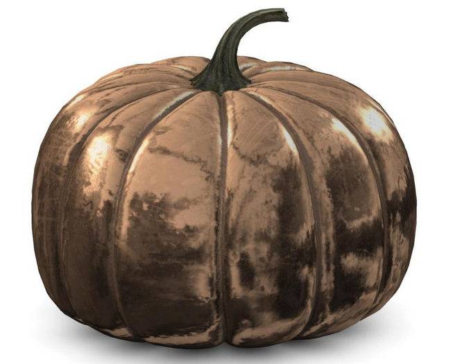 Second Life Marketplace - 13 Fancy Decor: Enchanted Pumpkin - gold C