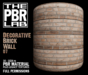 Second Life Marketplace - The PBR Lab - Decorative Brick Wall 07 - PBR ...