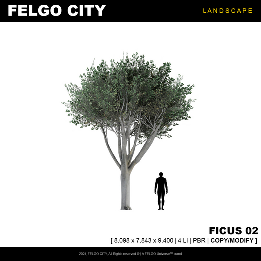 Second Life Marketplace - FELGO City // Tree - Ficus 02
