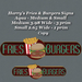 Second Life Marketplace - Harry's Fries & Burgers Signs Aqua