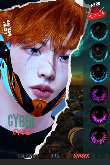Second Life Marketplace - =Nero Lab= Cyber 001 Eyes Lel EVOx